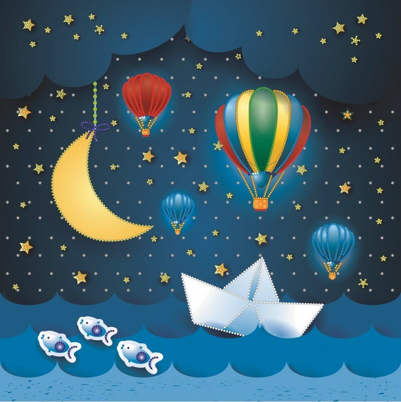 Набор для вышивания Матренин Посад #0180/Б Путешествие во сне, Вышивка бисером, 39 х 39 см