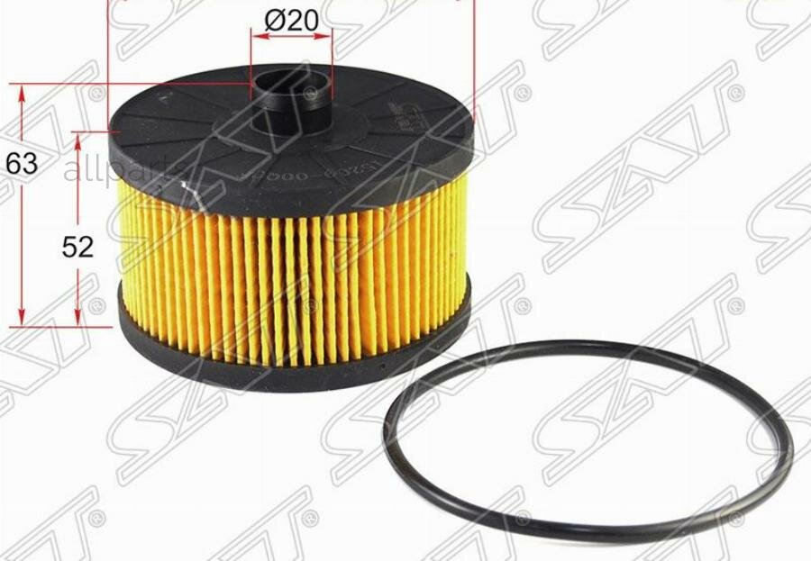 SAT ST-15209-00Q0F Фильтр масляный Nissan Juke 10-20 / Qashqai 13-22