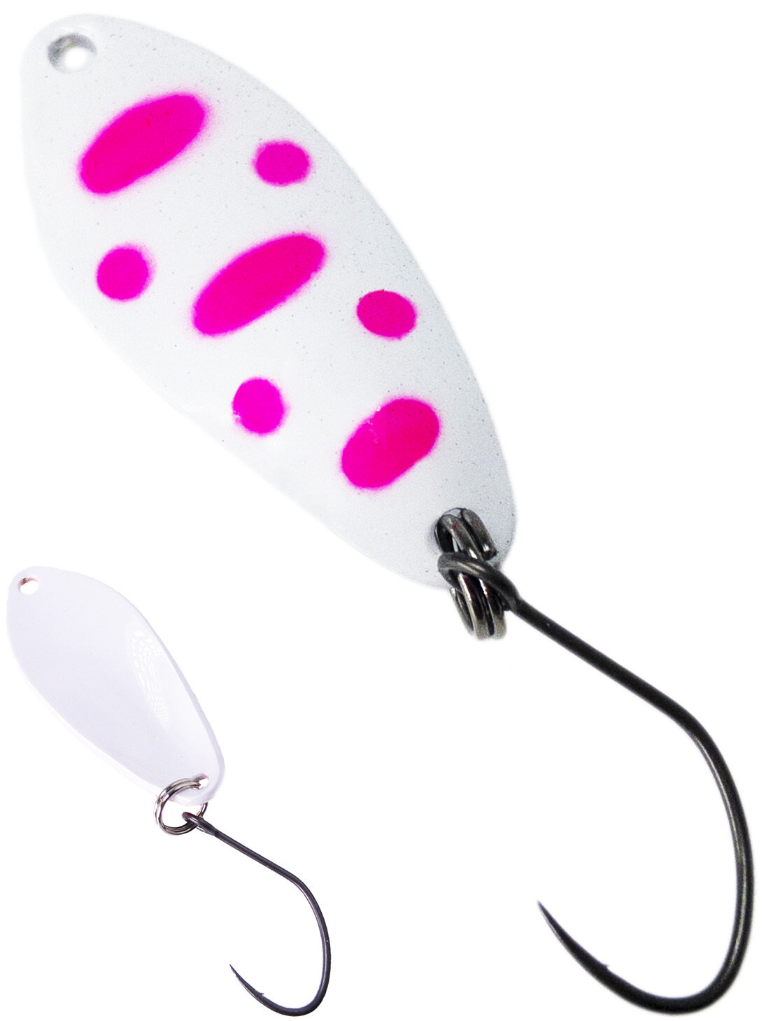 Набор 2ШТ Блесна колебалка Зябликов Пиксель 3 см. 2.9гр fluo