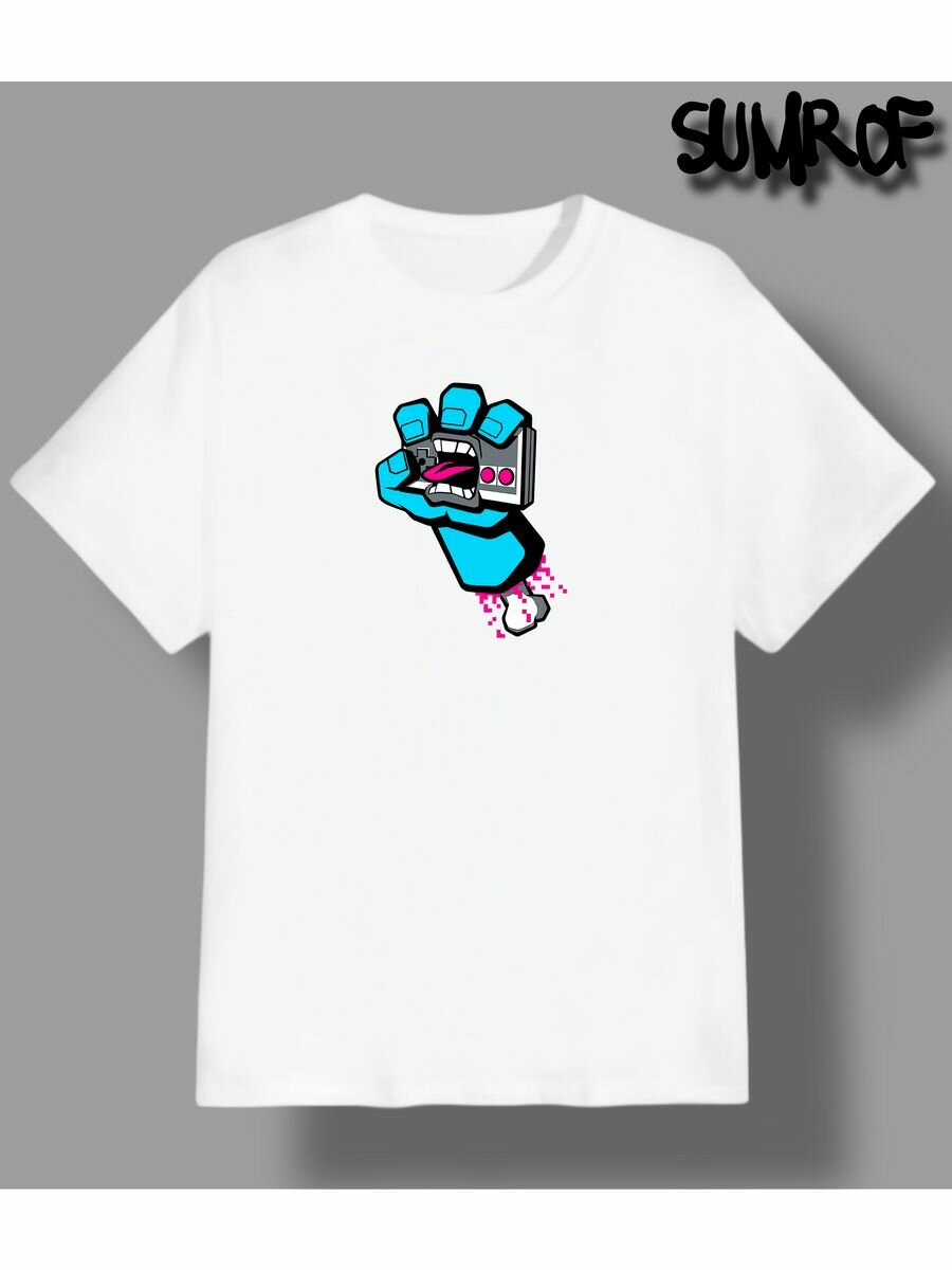 Футболка рука зомби джойстик