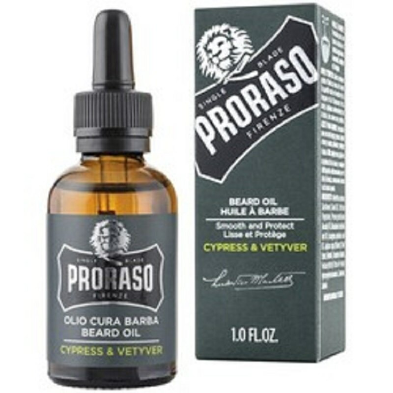 Proraso Cypress & Vetyver Beard Oil Масло для бороды Cypress & Vetyver 30 мл