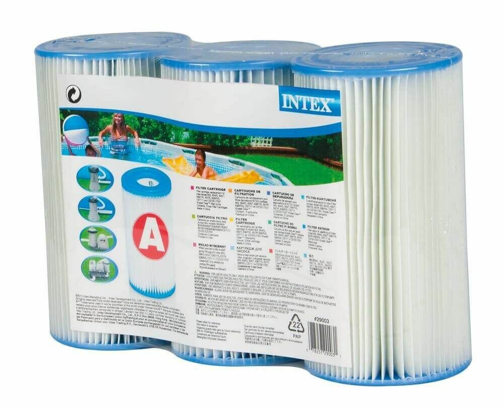 Intex 29003 Картридж А для фильтра насоса 26604, 26638, 26636 и хлоргенератора 28674