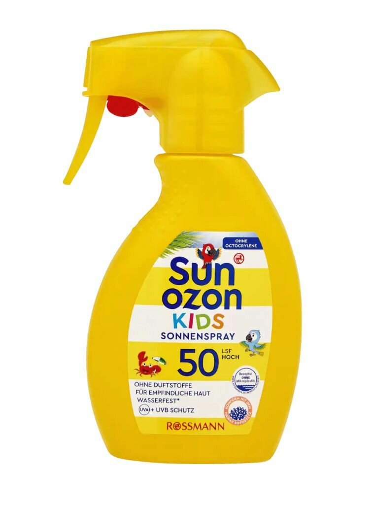 SUNOZON Солнцезащитный спрей для детей SPF 50, 250 мл