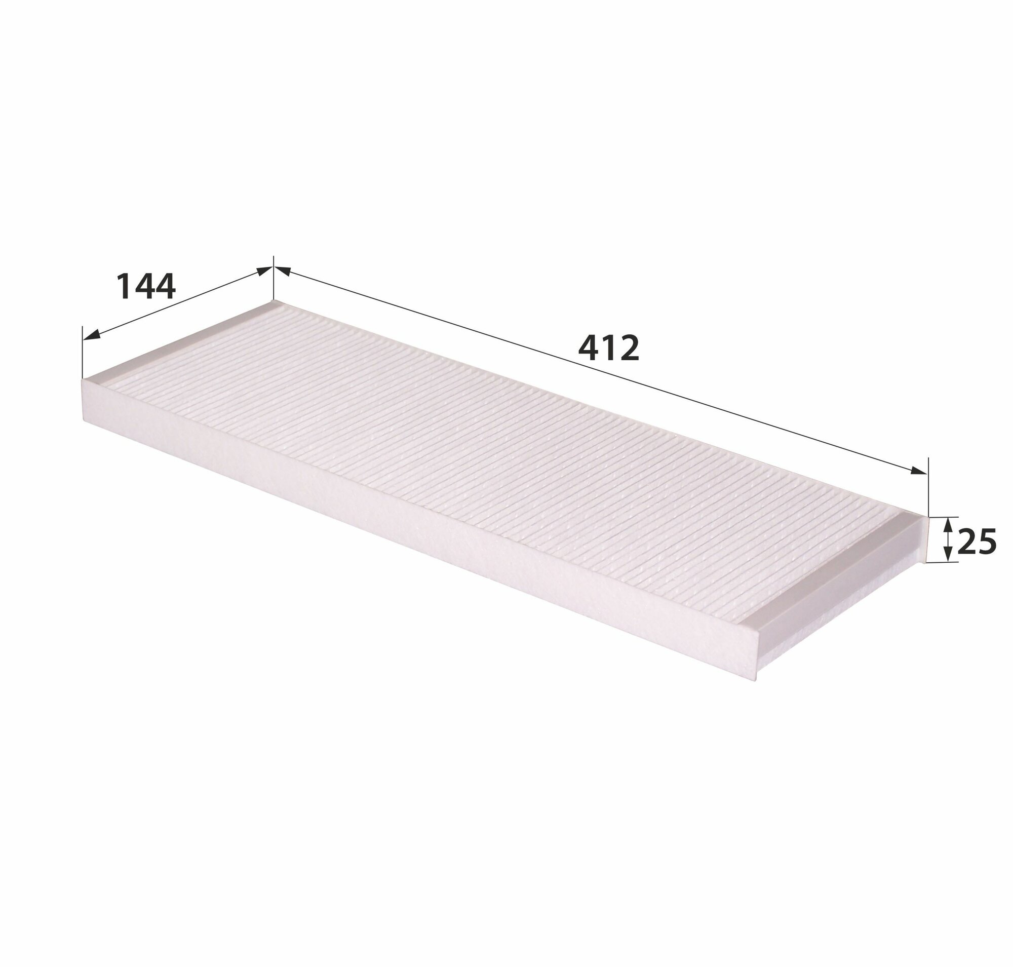 Фильтр салонный RB-Exide AC-040E для GENERAL MOTORS OPEL, 1 шт.