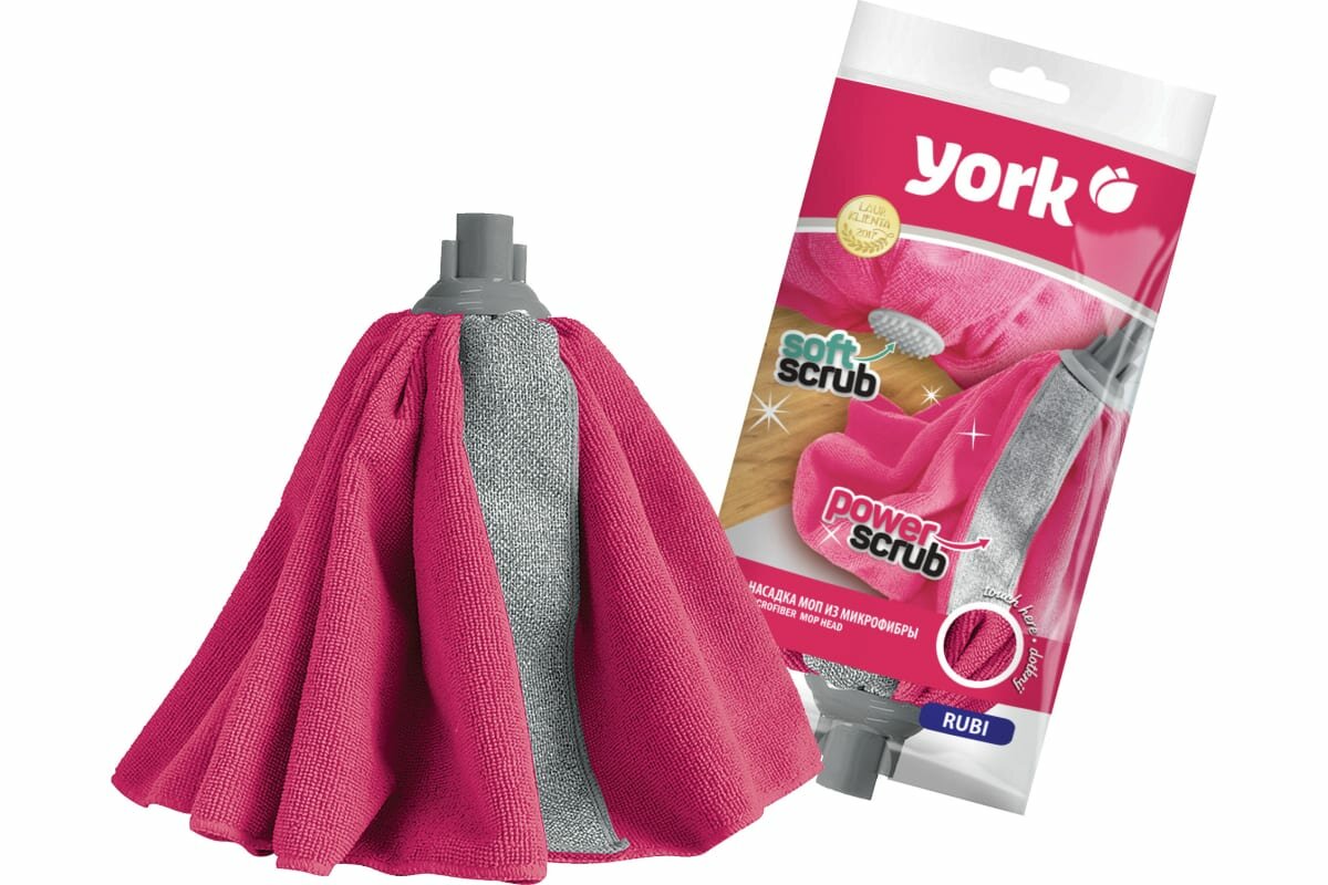 YORK Насадка для уборки из микрофибры Руби 077080