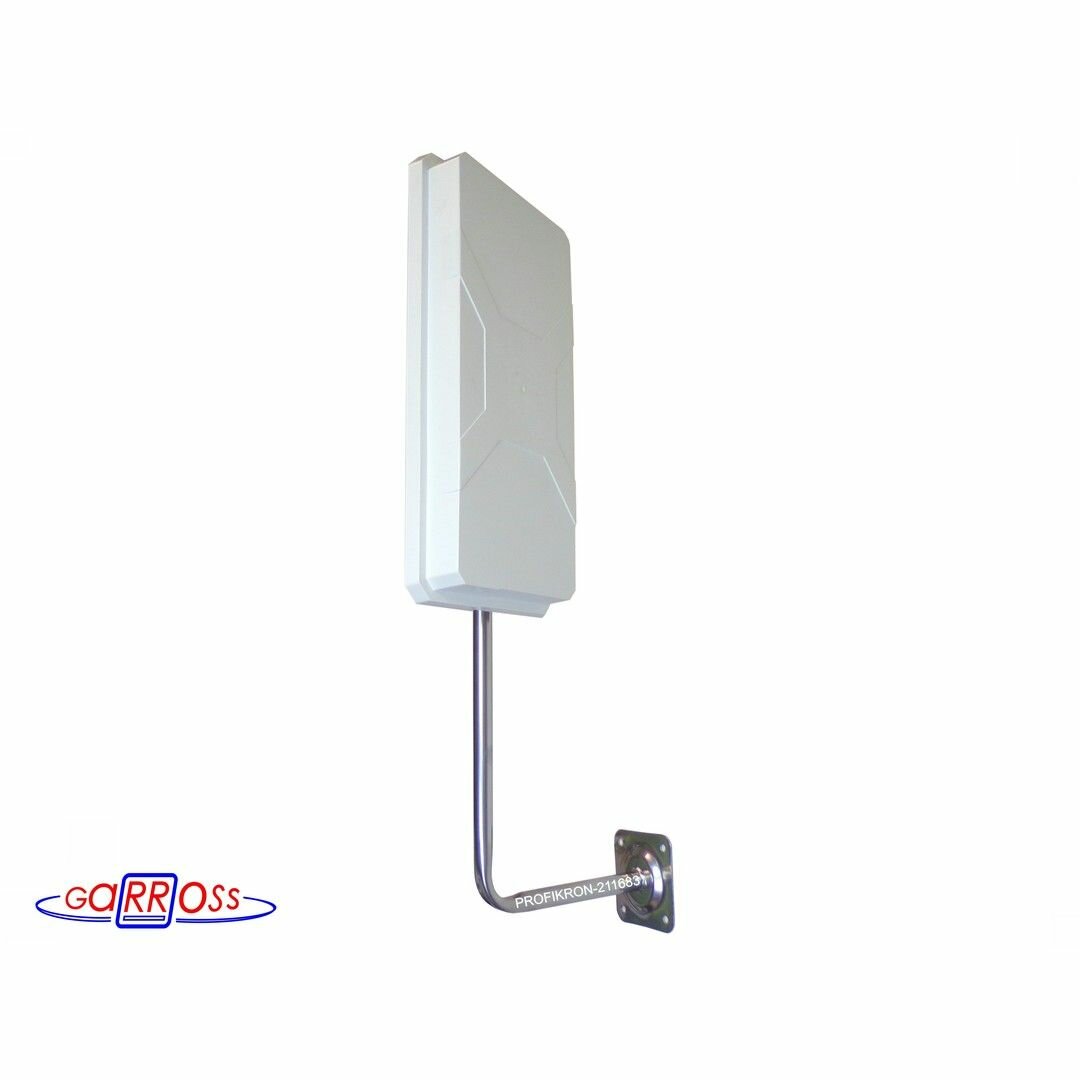 Кронштейн антенный к стене, высота 0,6 м "MAIMA-211683" вылет 0,25 метра, серебристый, диаметр 22мм