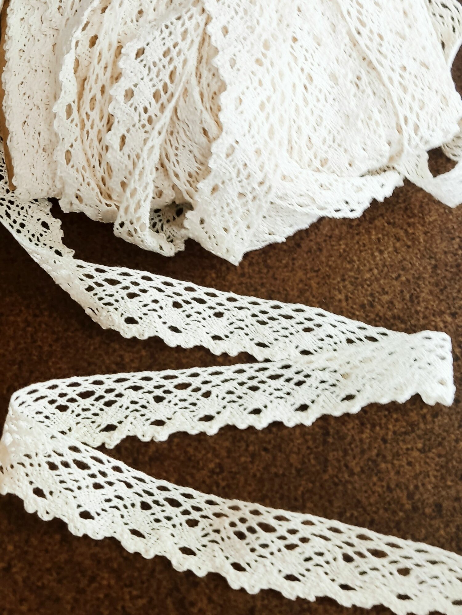 Тесьма - кружево лен