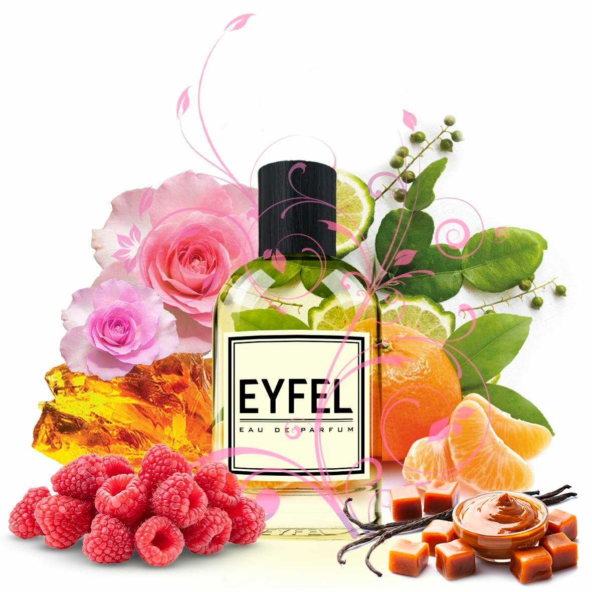 W-47 турецкая парфюмерная вода EYFEL 100мл. по мотивам аромата CACHAREL / YES I AM