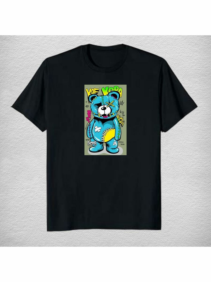 Футболка медведь монстр