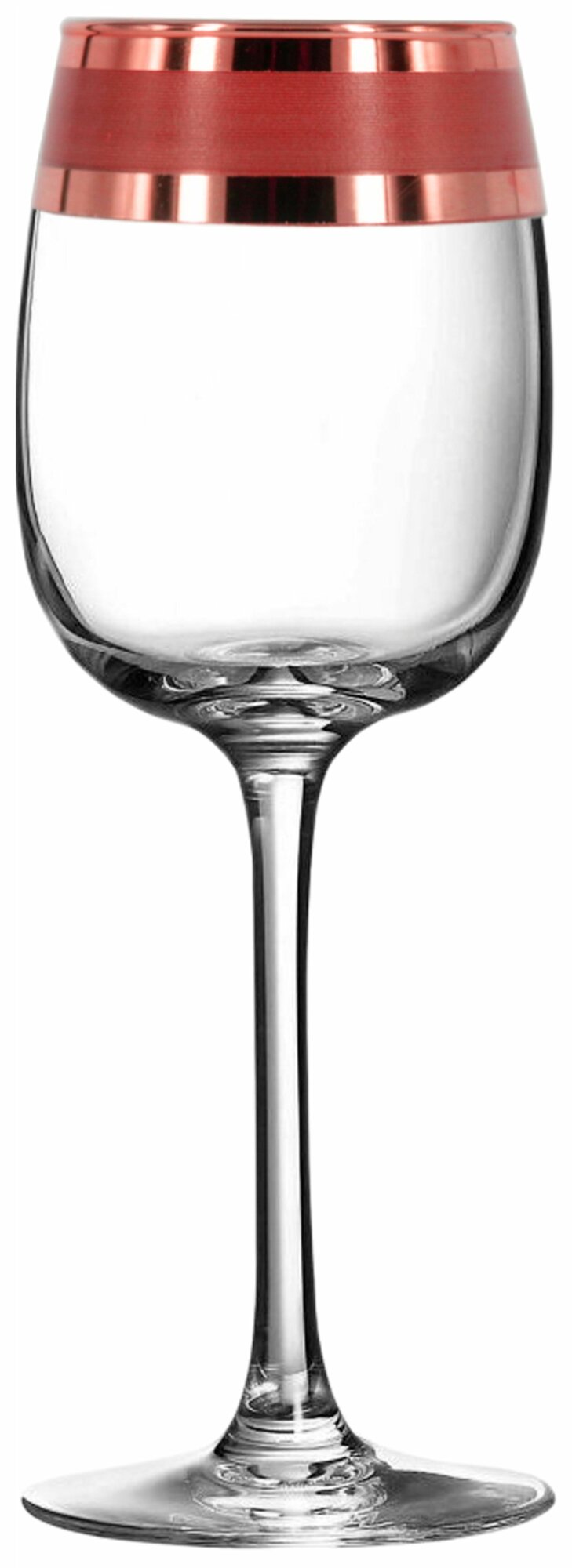 Подарочный набор бокалов для вина с алмазной гравировкой Promsiz ERV Ампир 420 мл. / 2 шт.