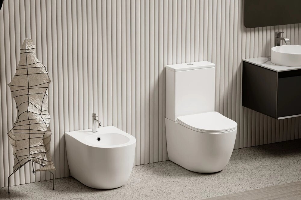 Биде приставное Abber Bequem AC1152