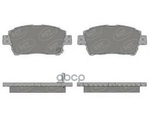Колод. торм. задн. TOYOTA COROLLA (E12) 02-06/PRIUS/YARIS 1.0-1.6 99-05 SCT арт. sp656