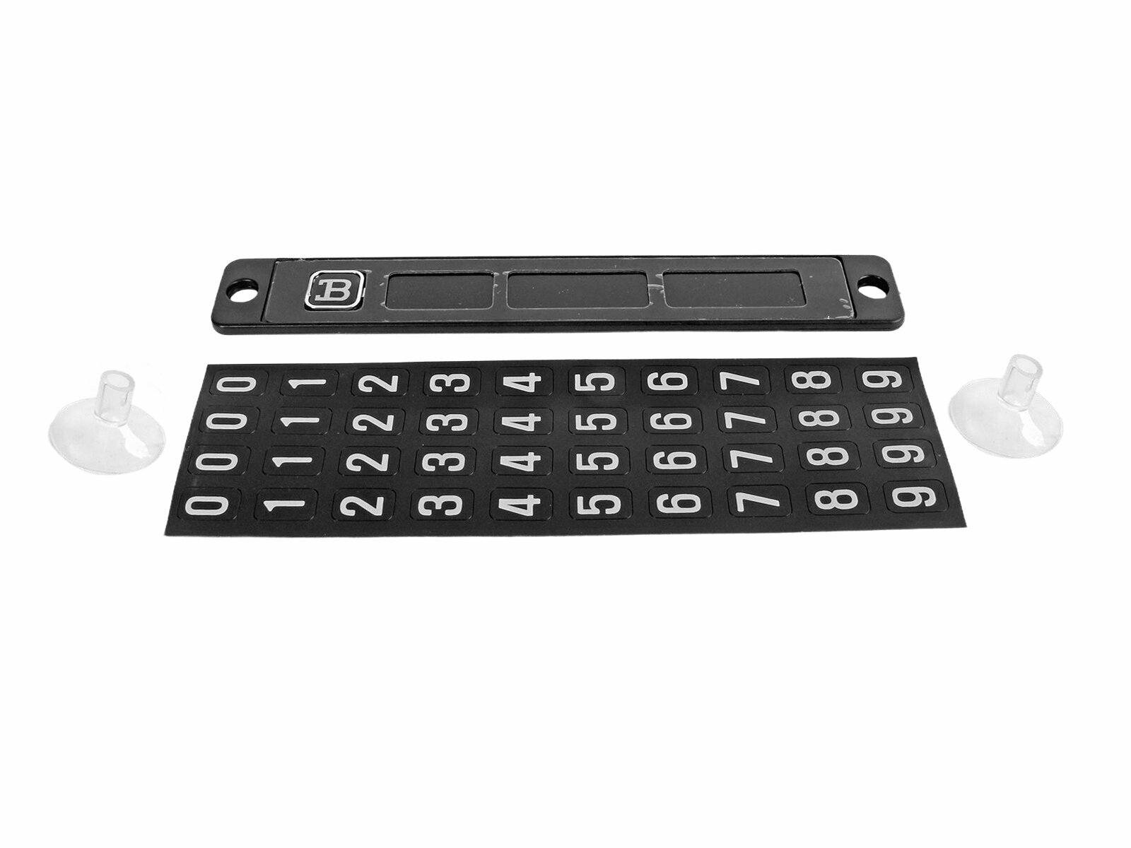 Автовизитка люминисцентная на присоске DA-658