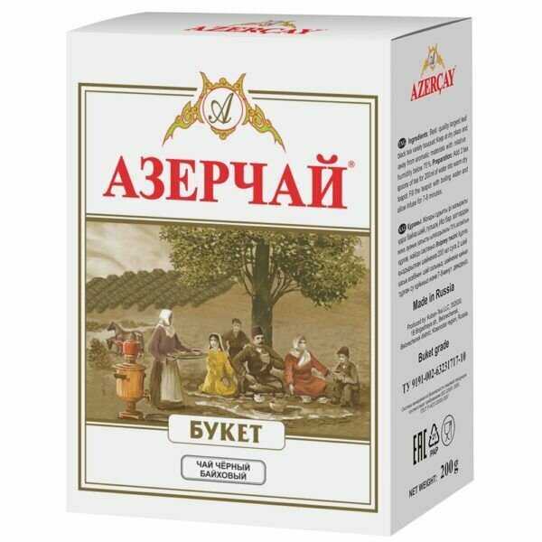 Azercay Черный чай, Букет, 200 гр.