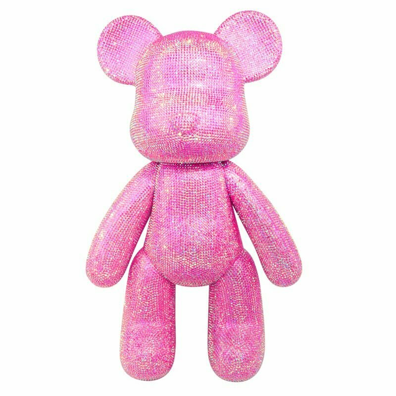 Мишка из страз мозайка