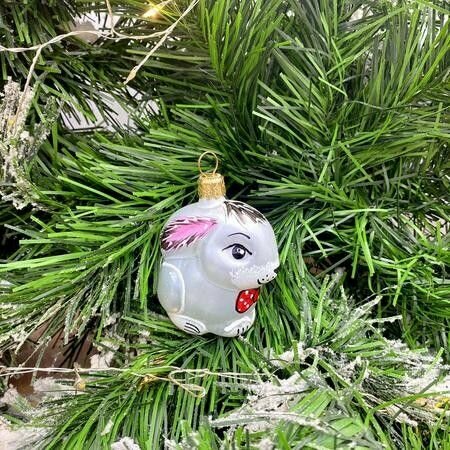 Игрушка на елку Кролик 7см