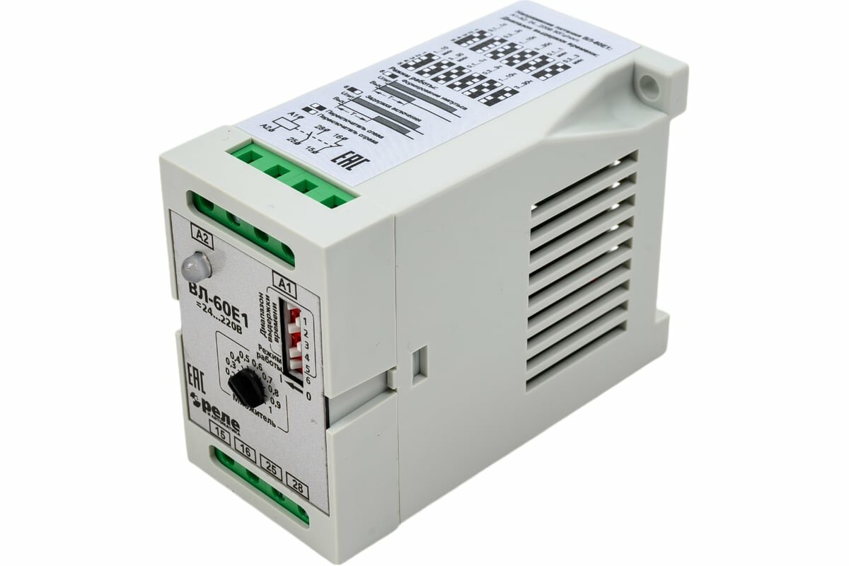 ВЛ-60Е1 Реле времени 0,1с-30ч, 2-220В 50Гц, для автоматики, пост. питание стабильное