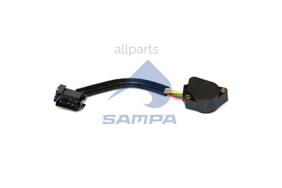 SAMPA 096229 потенциометр педали газа ! 5-pin черн. прямоуг. фишка \Volvo FH12
