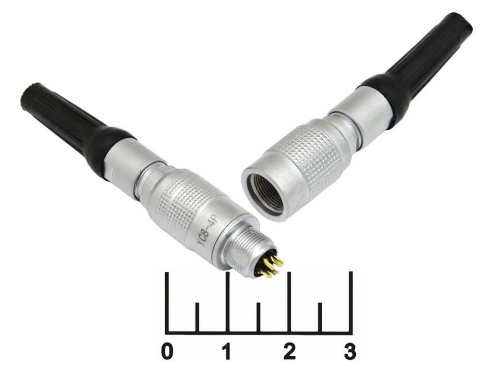 Разъем 4pin в комплекте YC8-4P/SY1311/P-4P Lemo