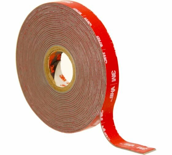 Двусторонняя термостойкая монтажная клейкая лента 3М GPH 110 12 мм, 5 м 4687201853794