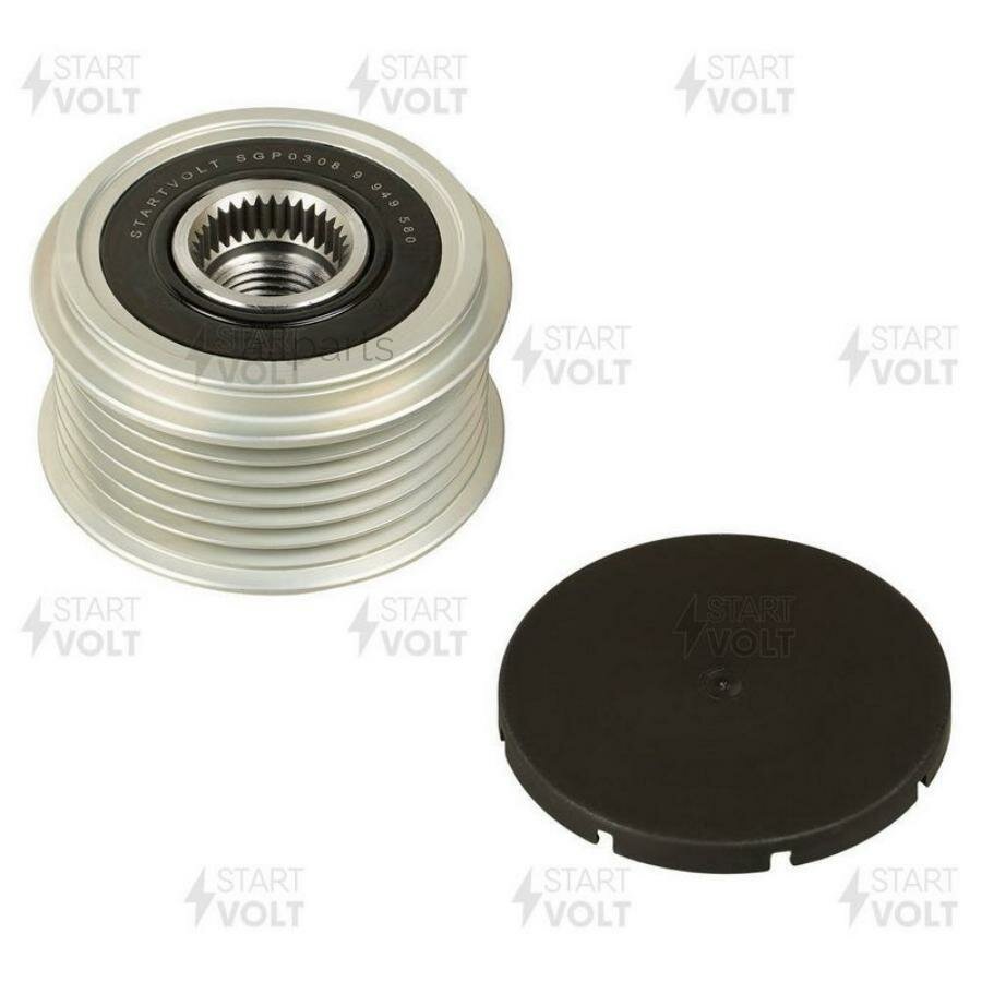 STARTVOLT SGP 0308 Шкив с обгонной муфтой генер. для а/м УАЗ Patriot (05-)/Fiat Ducato (RUS) (94-) 2.3JTD STARTVOLT SGP 0308