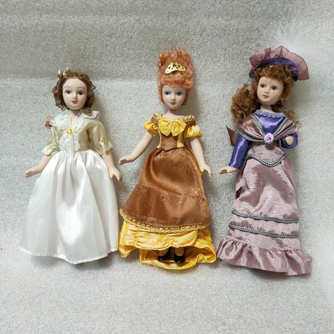 Куклы фарфоровые Деагостини Дамы эпохи Журналы № 7, 18, 73 набор