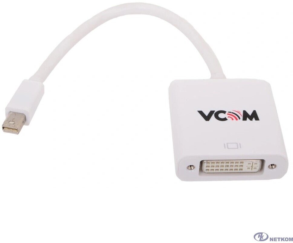 VCOM VHD6050 Кабель-переходник Mini DisplayPort(M) -> DVI (F)