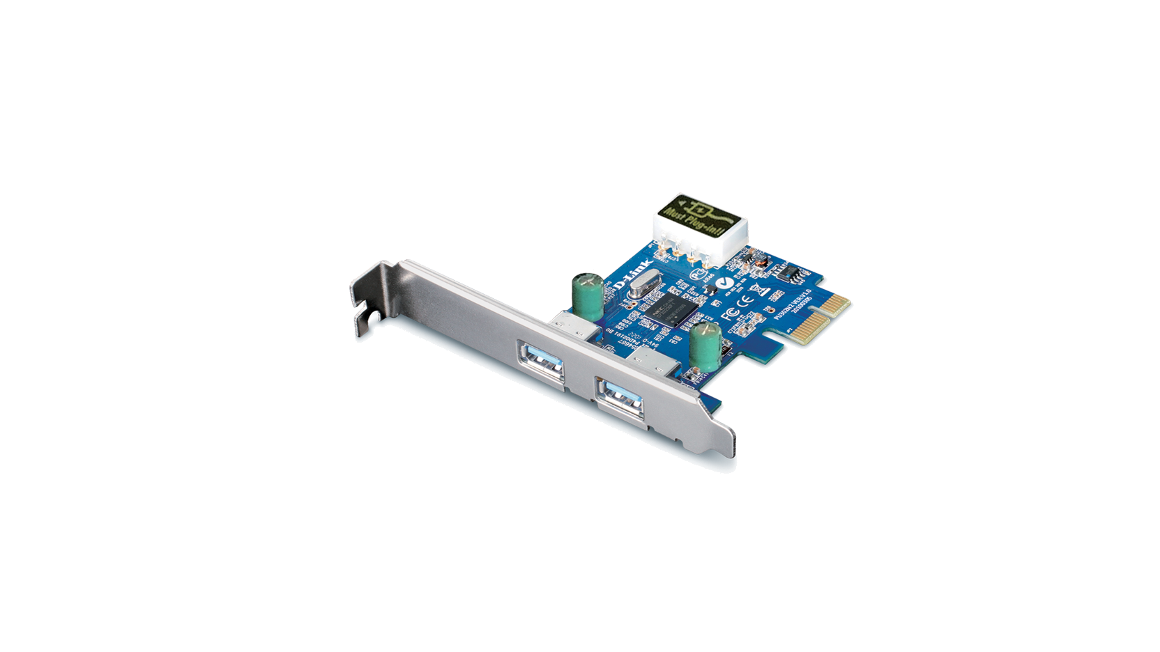 2-портовый USB 3.0 адаптер PCI Express D-Link DUB-1310/A1A