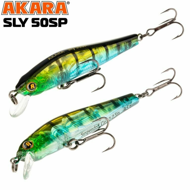 Воблер Akara Sly 50SP 3,5гр. (1/8 oz 2,0 in) A133