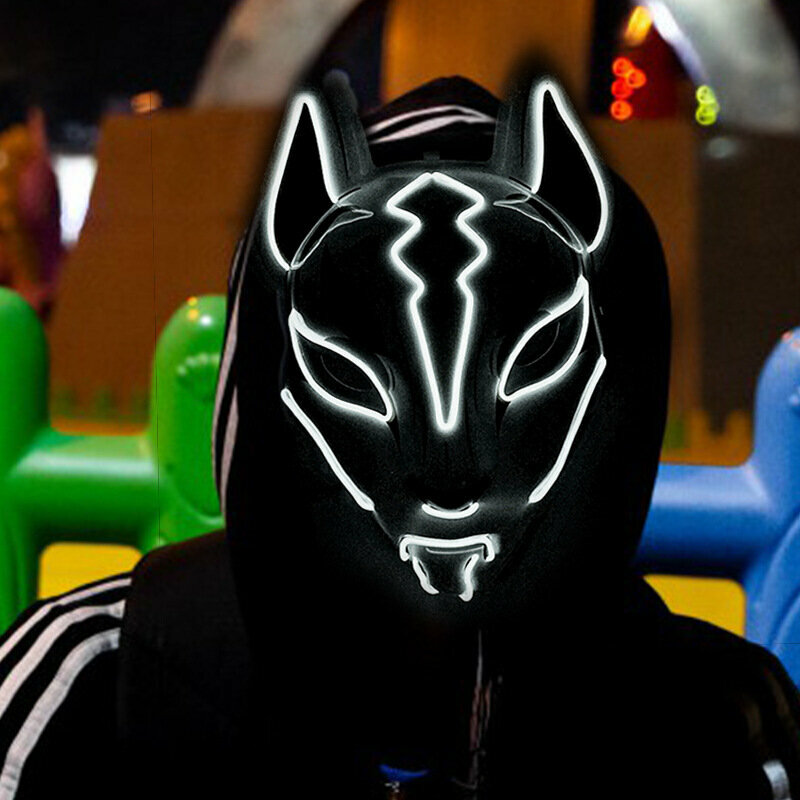 Маска для лица "Небесная лиса", белый свет, для мужчин и женщин