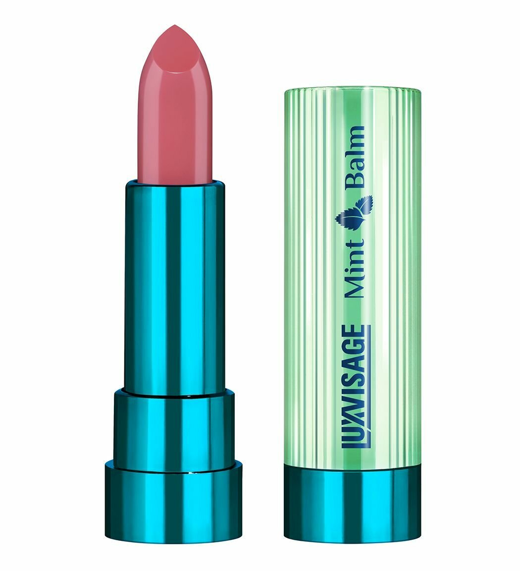 Помада для губ бальзам LUXVISAGE Mint Balm тон 102 Pink Party