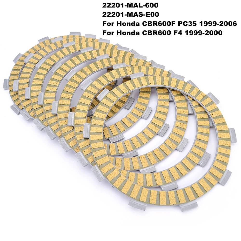 Применяется к Honda CBR600F PC35 1999 - 2006 CBR600 F4 1999 2000 Мотоциклы сцепления фрикционные диски CBR600 600F 22201 - MAS - E00 22201 - MAL - 600