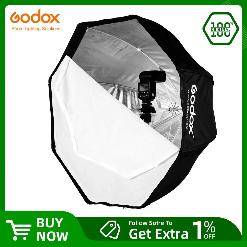Godox 120cm Octagon Softbox Umbrella