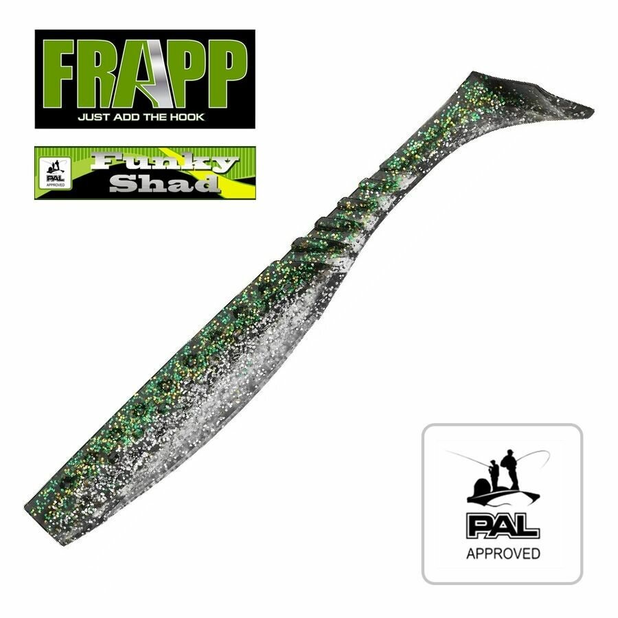 Приманка силиконовая Frapp Funky Shad 4.5", 11,5 см, 5 шт/уп, #24