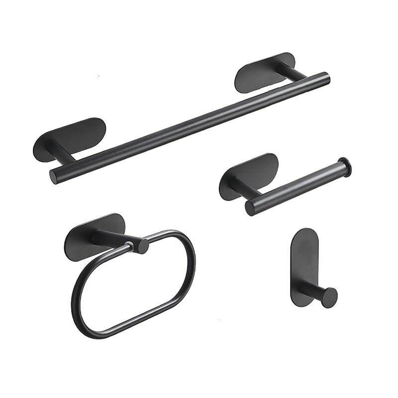 Набор для ванной REEF, 4 предмета, нержавеющая сталь, крепление на стену