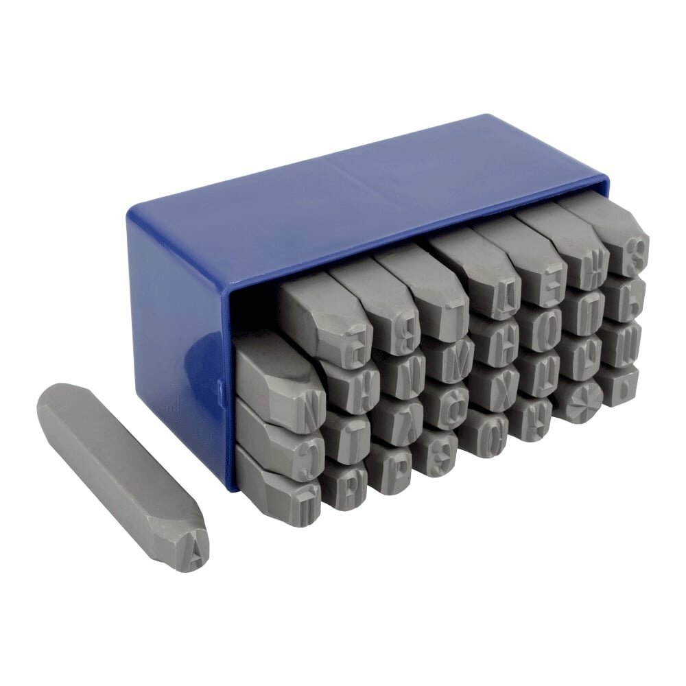 Набор буквенных клейм Beril кириллица, 10 мм, стальные 552010 13185