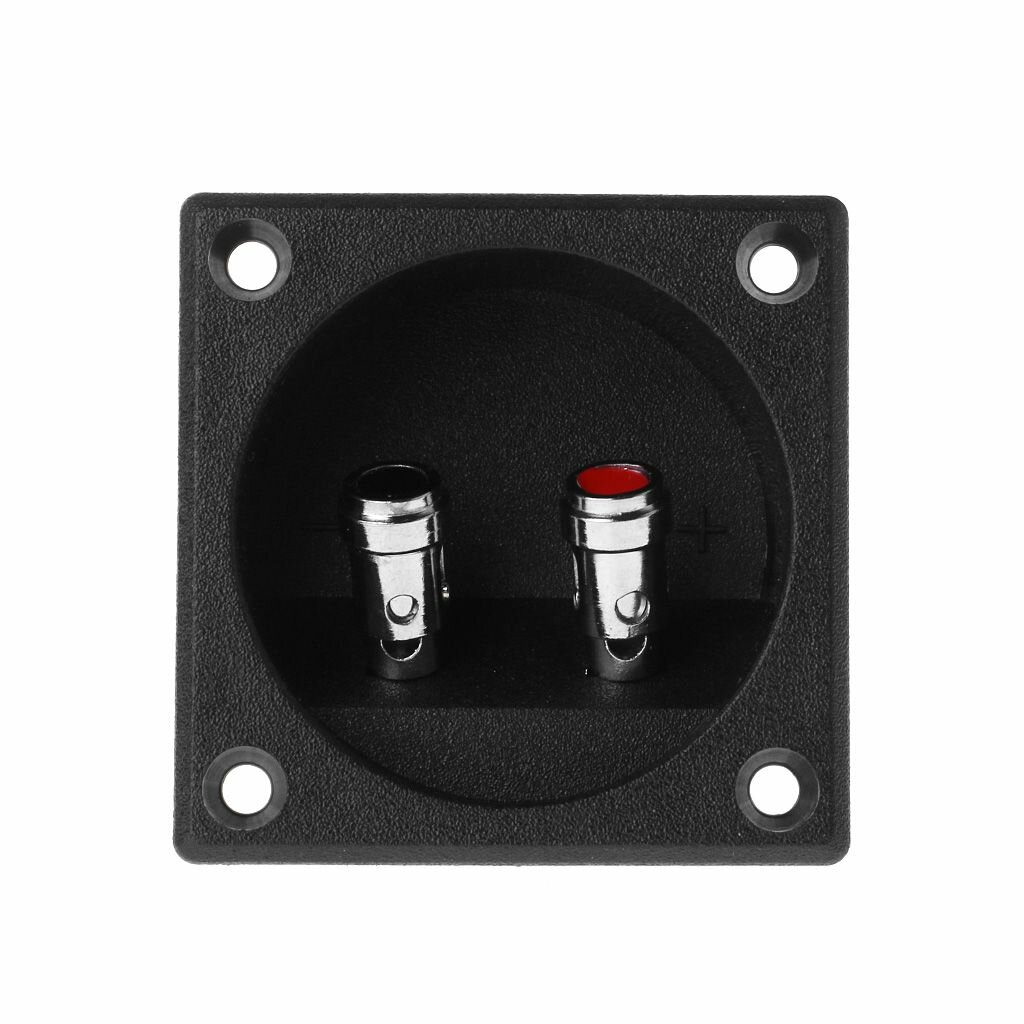 270 Квадратная распределительная коробка для громкоговорителей, открывающаяся на 50 мм, встраиваемые золотые банановые разъемы