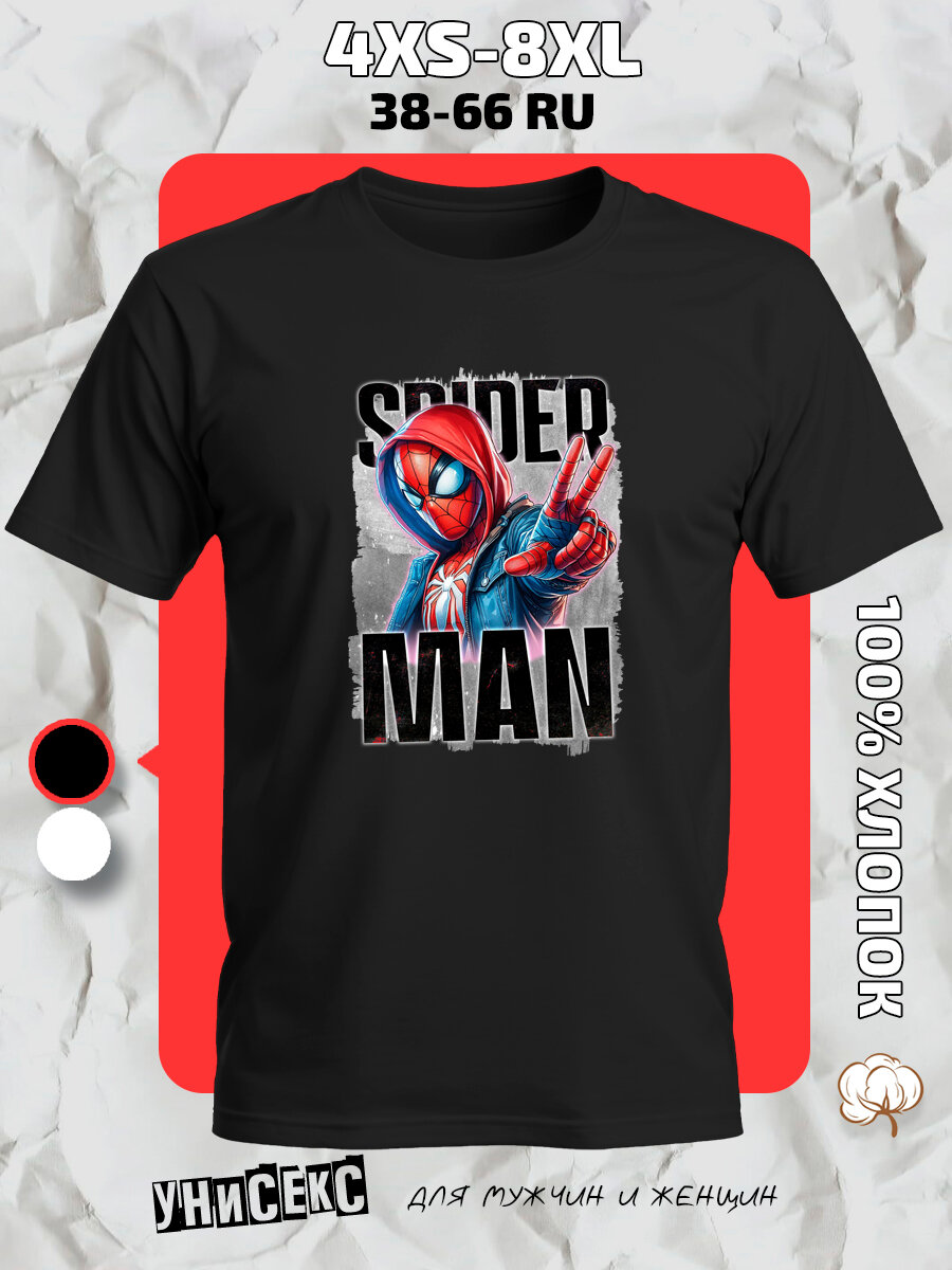 Футболка с принтом человек паук Spider Man