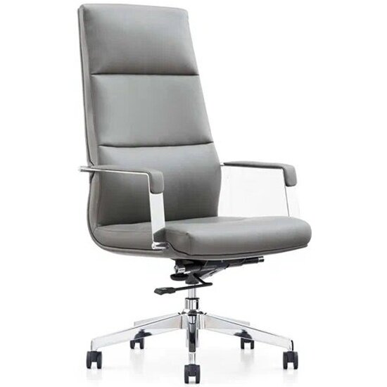 Кресло руководителя Sunon Slim SL900 экокожа серый