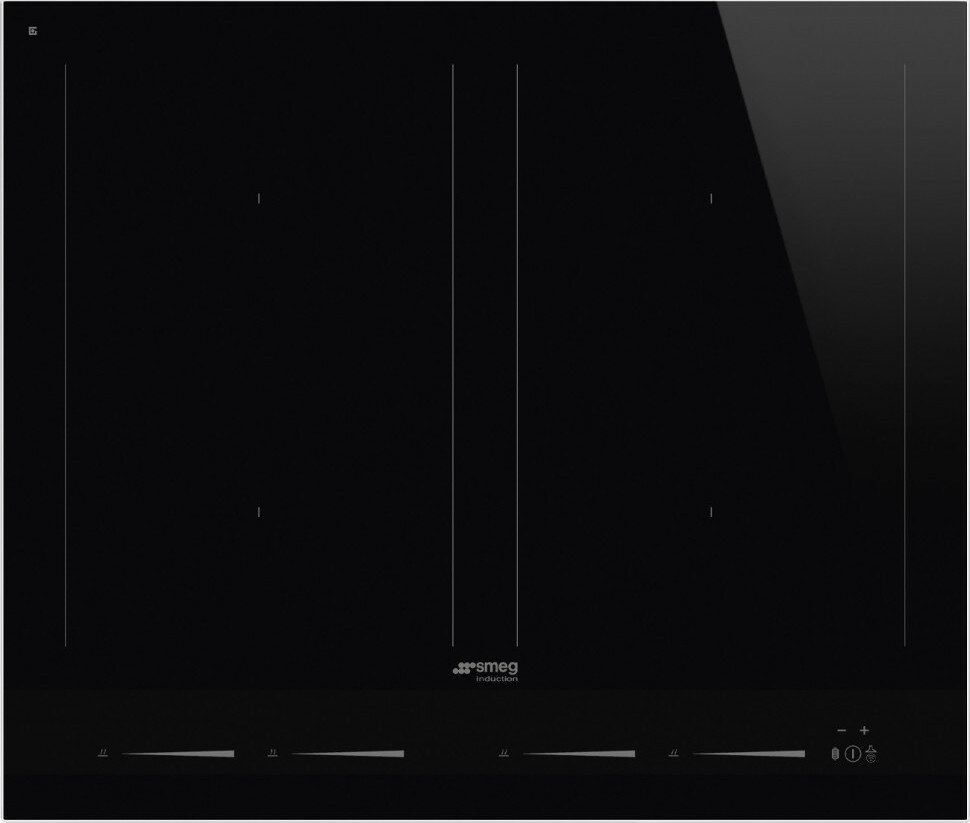 Варочная панель электрическая Smeg SIM1644D черный, стеклокерамика