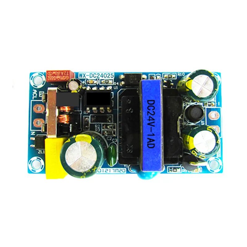 AC 100-240V К DC 24V 1A 24W импульсный источник питания модуль AC-DC