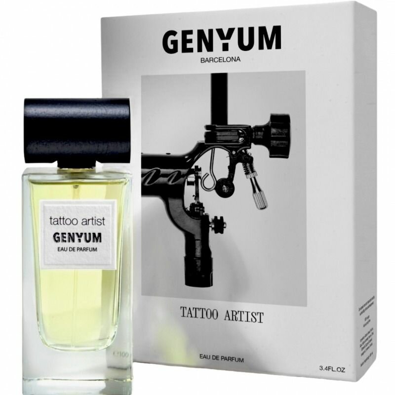 Парфюмерная вода Genyum Tattoo Artist, древесно-пряная, унисекс, 100 мл