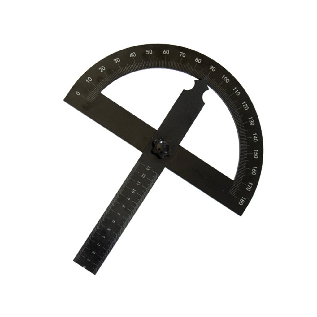 0-180 градусов транспортир-угол-регулируемый многофункциональный полукруглый линейка математический измерительный инструмент для столяров своими руками