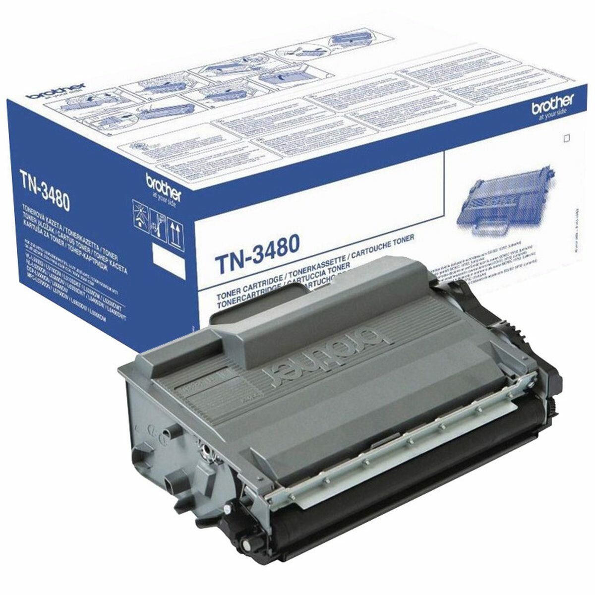 Картридж оригинальный Brother TN-3480 (8000 страниц) черный