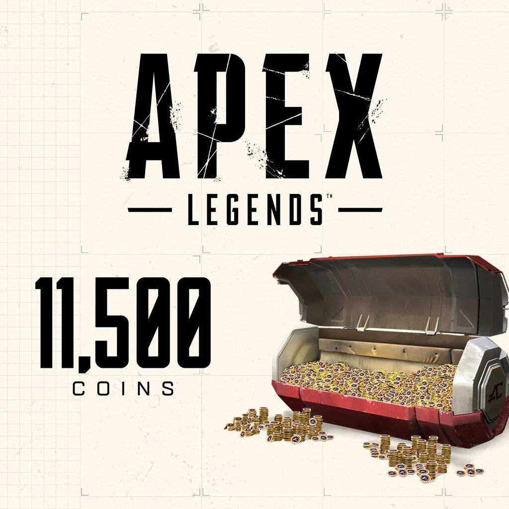 Дополнение Apex Legends – 10,000 (+1500 Bonus) Apex Coins, цифровое издание PlayStation 5, регион Индия / код пополнения баланса