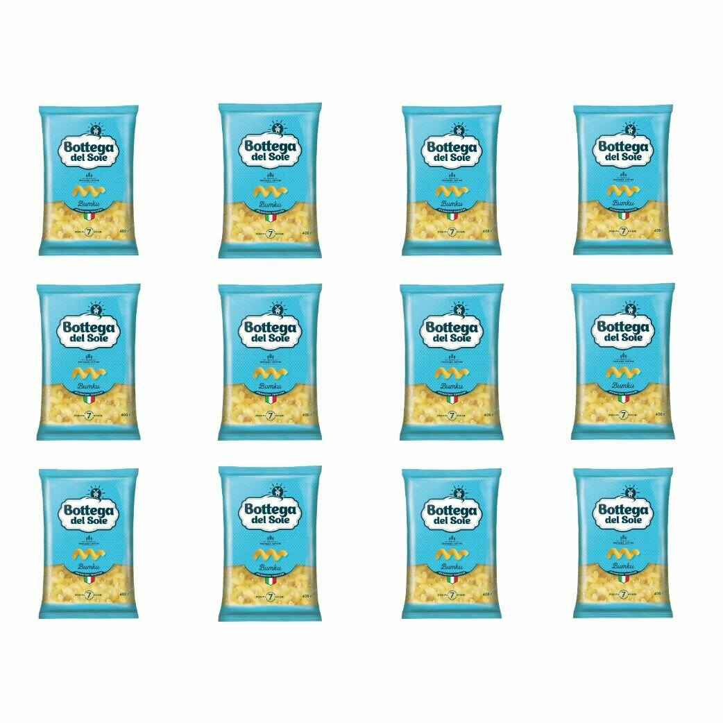 Bottega del Sole Макароны, Витки, группа В, 400 гр, 12 уп.