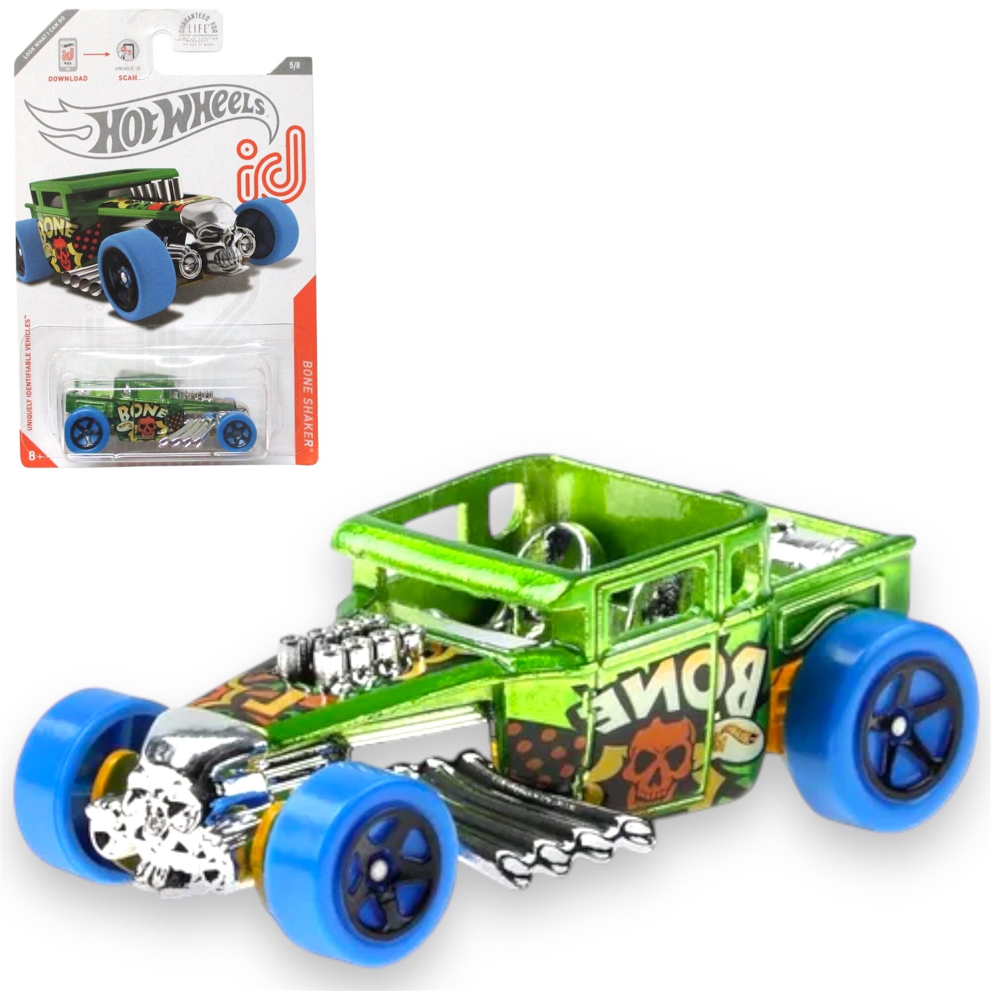 Машинка Hot Wheels, Bone Shaker, коллекционная 1/64, металл/пластик, 7см
