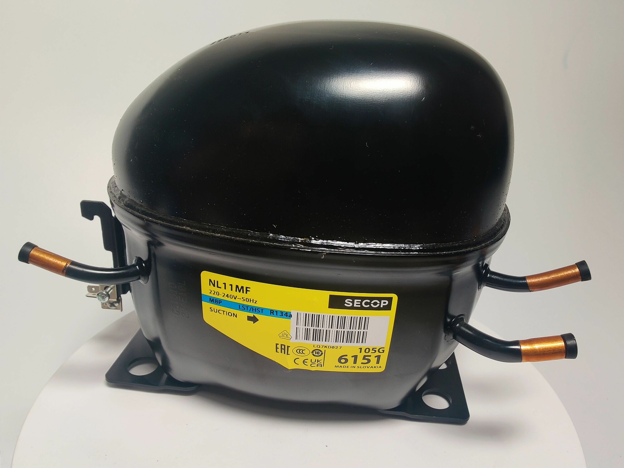 Компрессор NL11MF (R134A) 621Вт код 105G6151 (Secop) Среднетемпературный