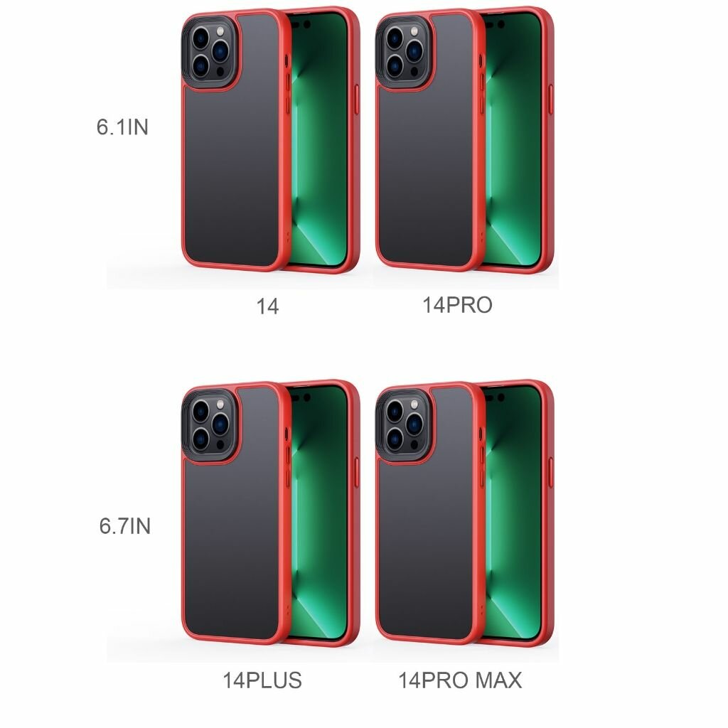 Для 14/14pro/14plus/14 pro max амортизирующий чехол для телефона, мягкий гибкий защитный с задним бампером