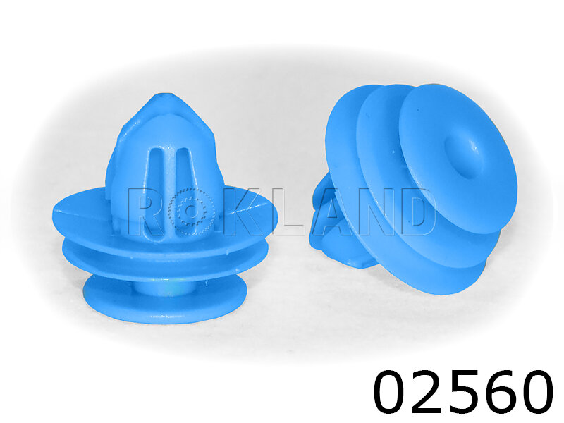 10шт - 02560 клипса автомобильная GM/LEXUS/PONTIAC/TOYOTA ROKLAND